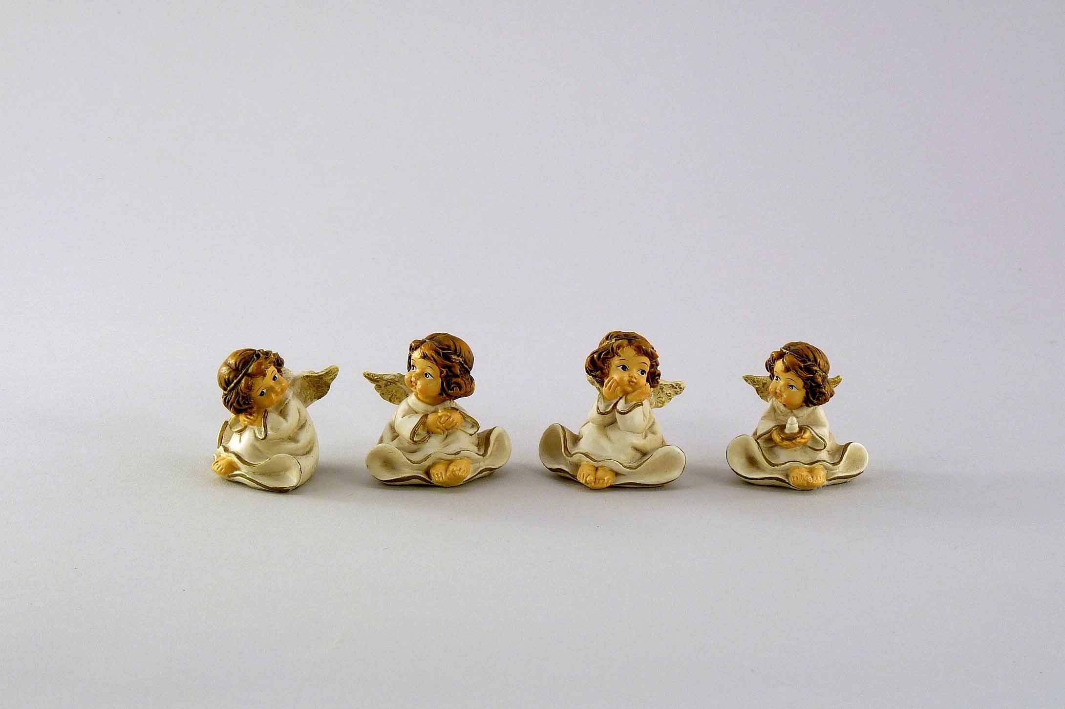 Poly-Engel ''Melli'' stz. weiss-gold sort. H4cm | Weihnachten 2026 ...